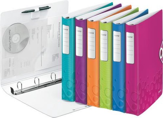 Leitz Active Leitz WOW 4-rings ringband - roze | bol