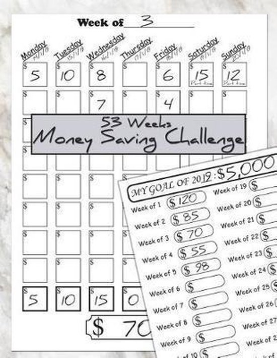 53 Weeks Money Saving Challenge, Minibanana Bregman | 9781730846984 ...