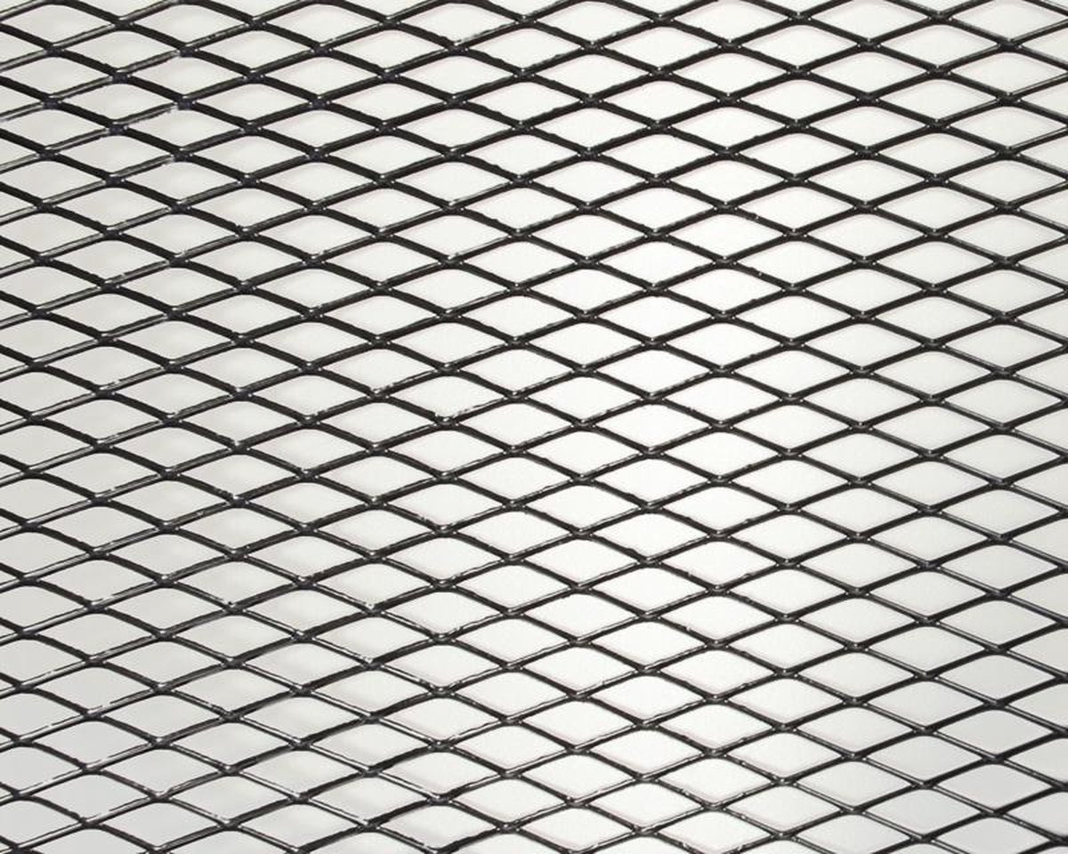 bol.com | Foliatec Aluminium Race-gaas Groot Zwart 20x120cm - 1 Stuk