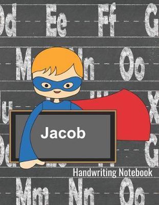 Handwriting Notebook Jacob, Personalized Handwriting Notebooks ...
