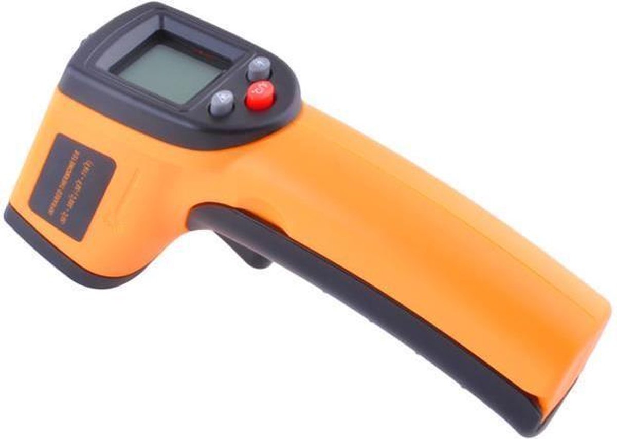 Digitale Infrarood Warmtemeter - Zwart / Oranje | bol.com