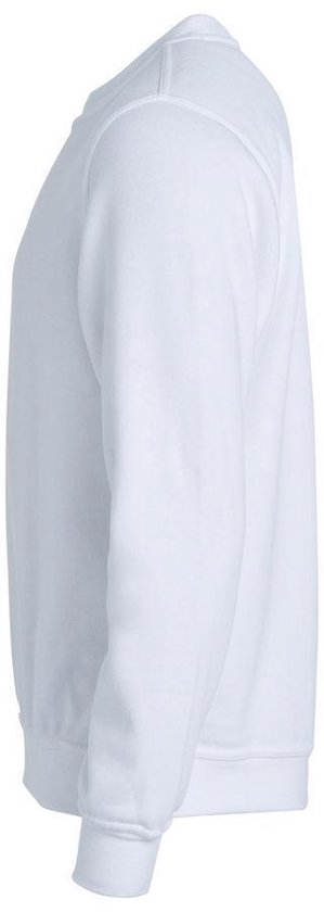 Clique Basic Roundneck Junior 021020 - White - 90-100 | bol