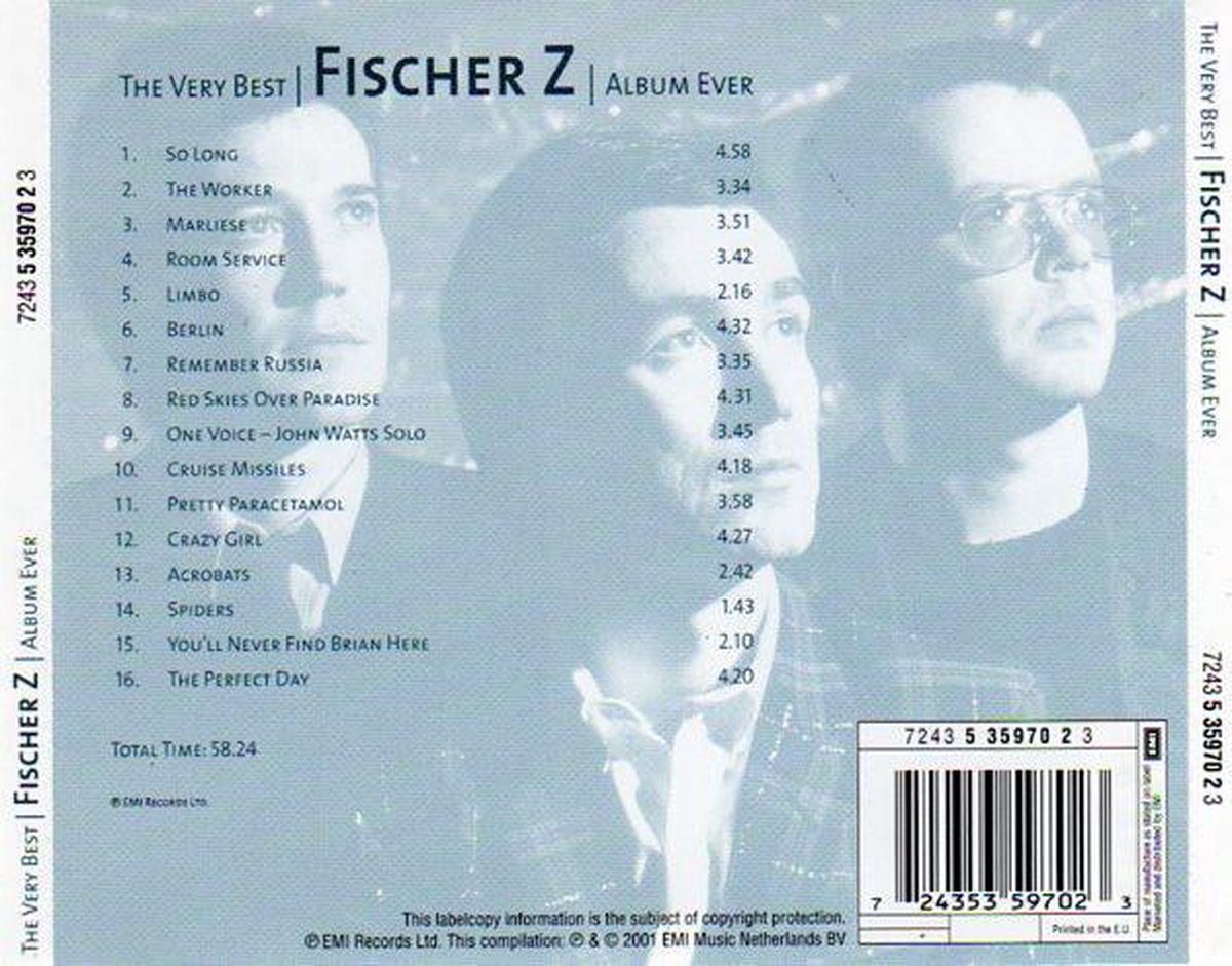 The Very Best Fischer Z Album Ever, John Waits (solo) | CD (album ...