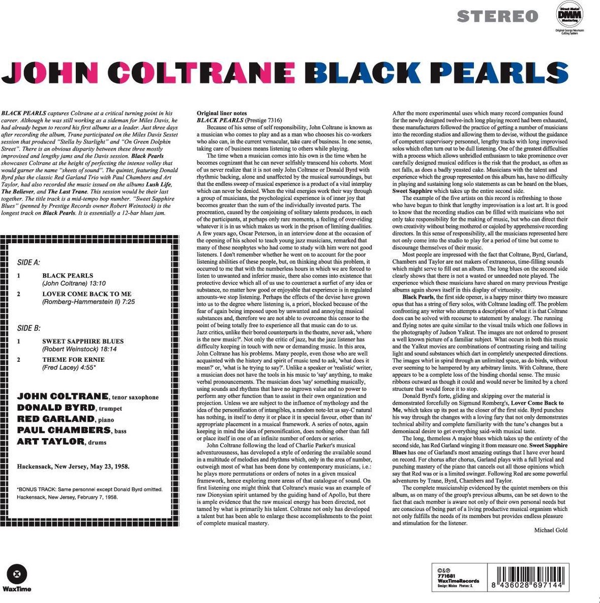 Black Pearls, John Coltrane | LP (album) | Muziek | bol