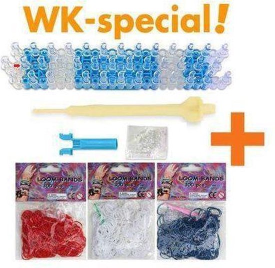 Loom Bands WK Bundel , Loom Kit met 900 bandjes | bol.com
