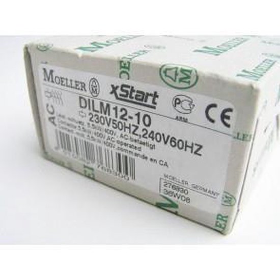 Eaton DILM12-10(230V50HZ,240V60HZ) Contactor 3x NO 5.5 kW 230 V/AC 12 A ...