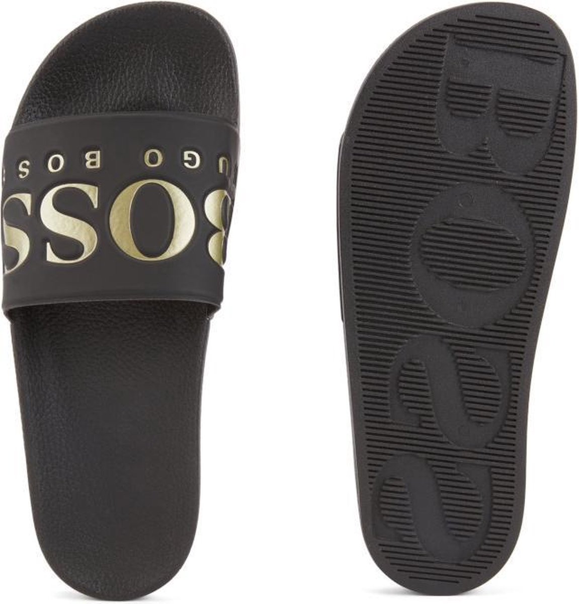 Hugo Boss slipper met contrasterend logo-44 | bol.com