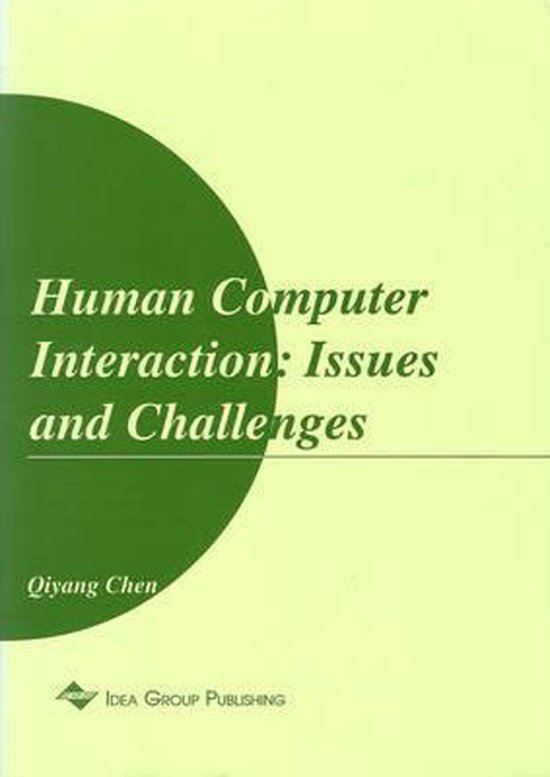 Human Computer Interaction | 9781878289919 | Qiyang Chen | Boeken | bol.com