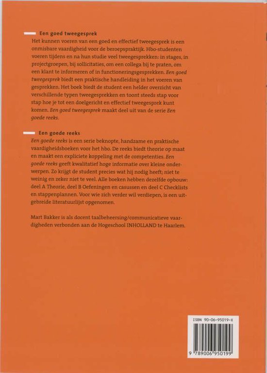 Een goed tweegesprek | 9789006950199 | Mart Bakker | Boeken | bol.com