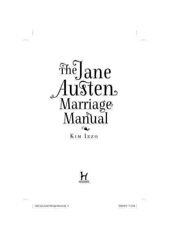 Jane Austen Marriage Manual, Kim Izzo | 9781444741216 | Boeken | bol.com