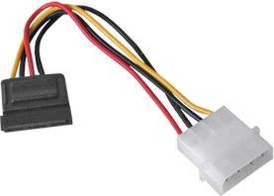 Sata To 4 Pin Power Cable - 0,15M | bol.com