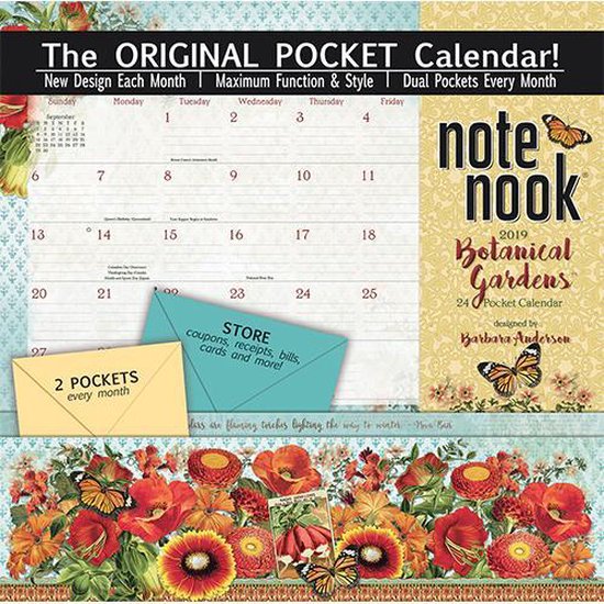 Botanical Gardens Note Nook Kalender | bol.com