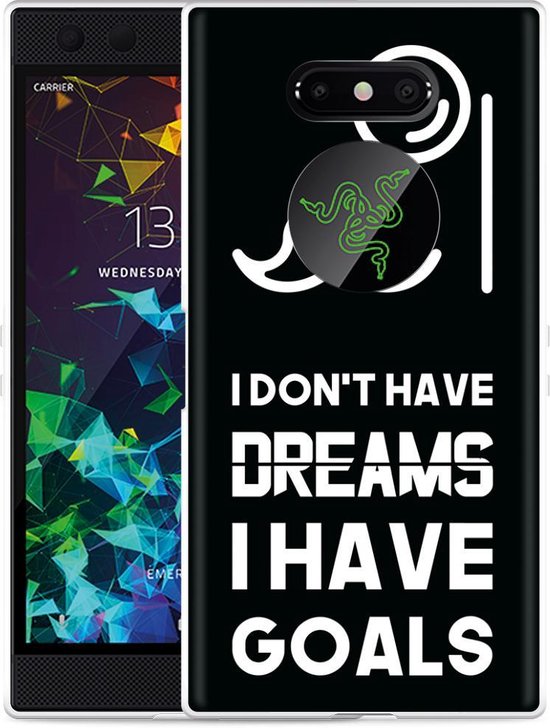 Razer Phone 2 Hoesje Goals are for Men - Designed by Cazy | bol