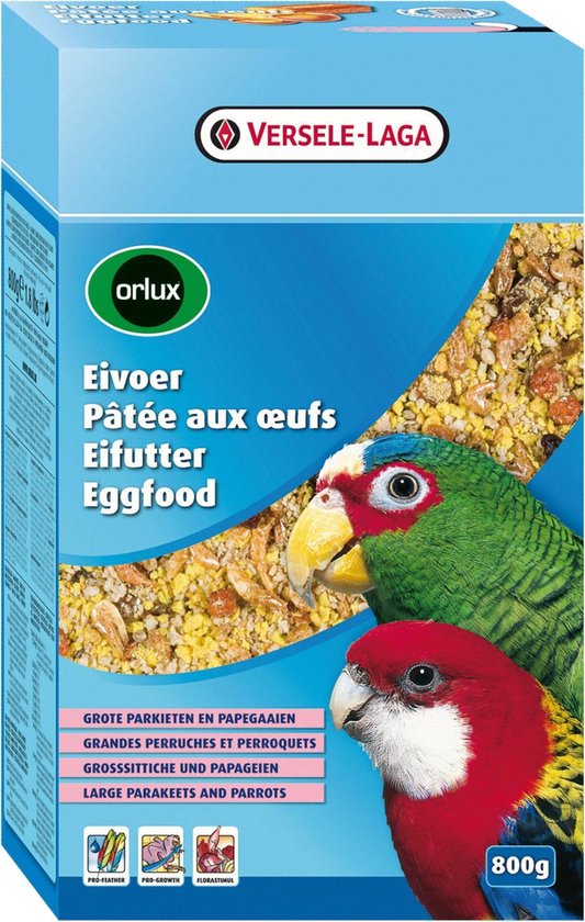 Orlux Eivoer Droog Grote Parkiet/Papegaai 800 Gr | bol.com