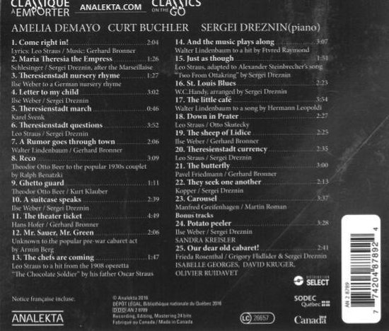 Amelia Demayo & Curt Buckler & Sergei Dreznin - Kamp-Songs And Satire ...