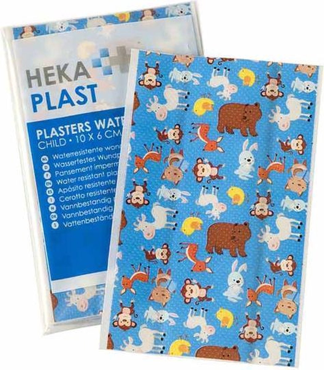 Heka Plast wondpleisters kids 10 x 6 cm 10 stuks | bol