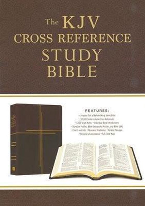 KJV Cross Reference Study Bible Compact [Mahogany Cross ...