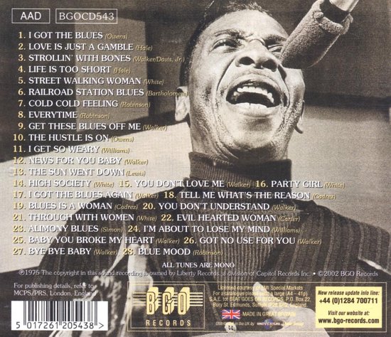 Classics Of The Modern Blues, T-Bone Walker | CD (album) | Muziek | bol.com