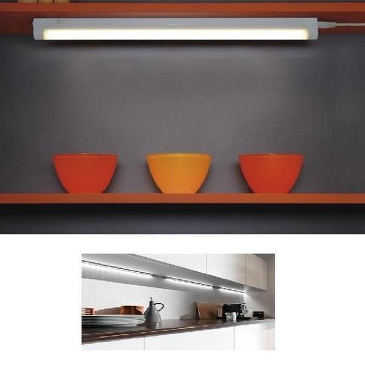 Lichtbalk LED - 32,5cm lang - 3,2rcm breed - Armatuur - Onderbouw ...