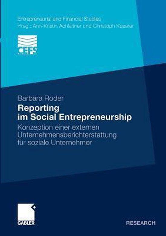 Reporting im Social Entrepreneurship, Barbara Roder | 9783834926401 ...