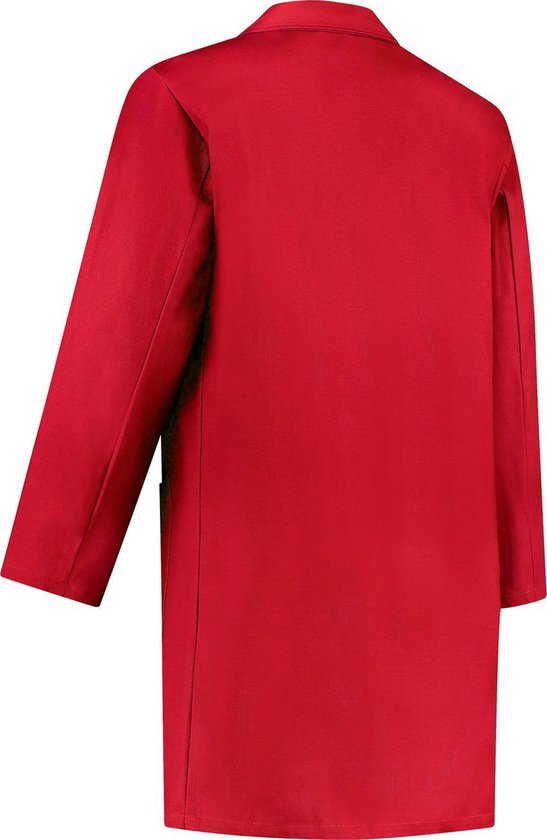 Yoworkwear - Stofjas - 100% katoen - Rood - Maat L | bol