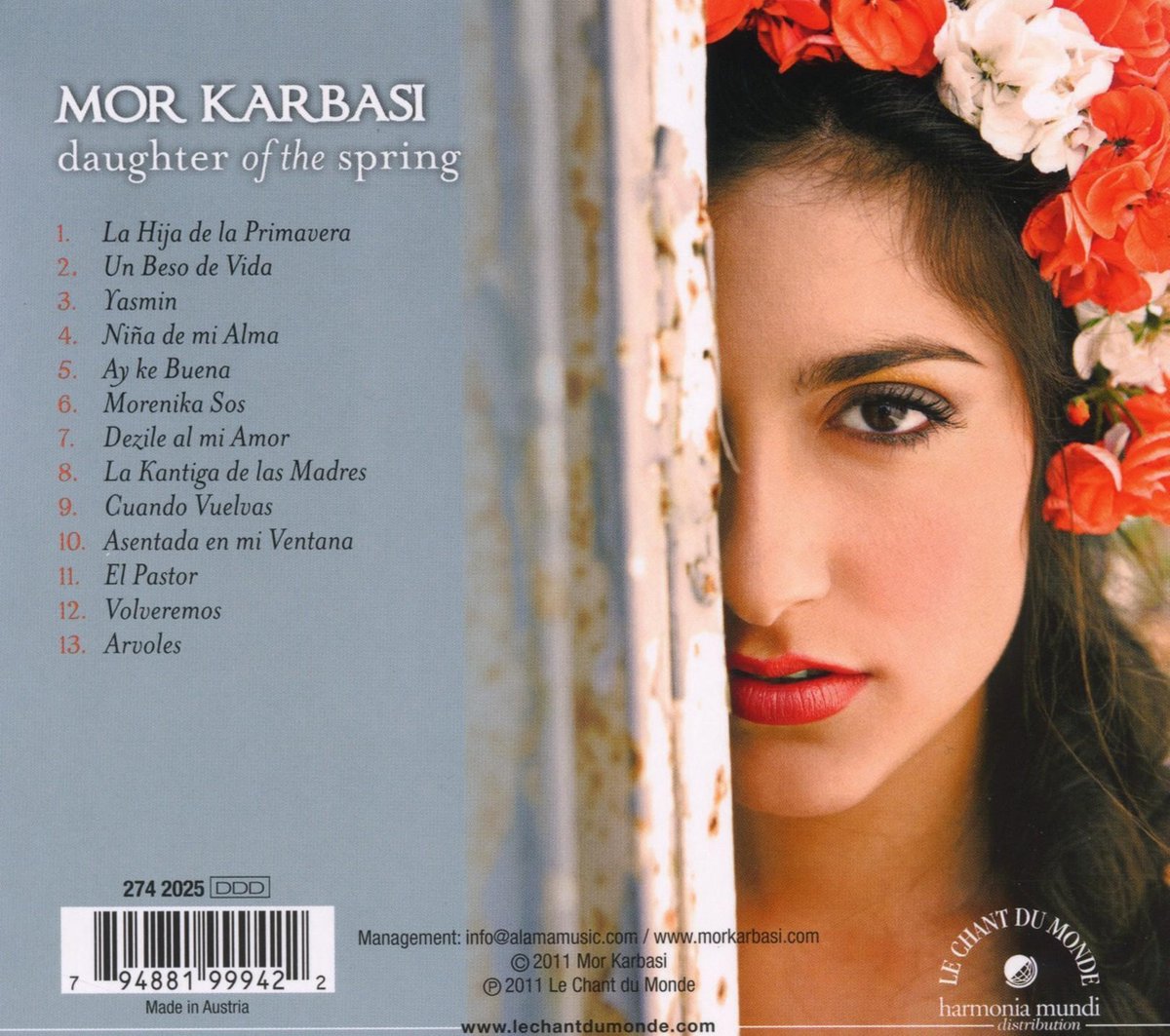 Daughter Of The Spring, Mor Karbasi | CD (album) | Muziek | bol.com