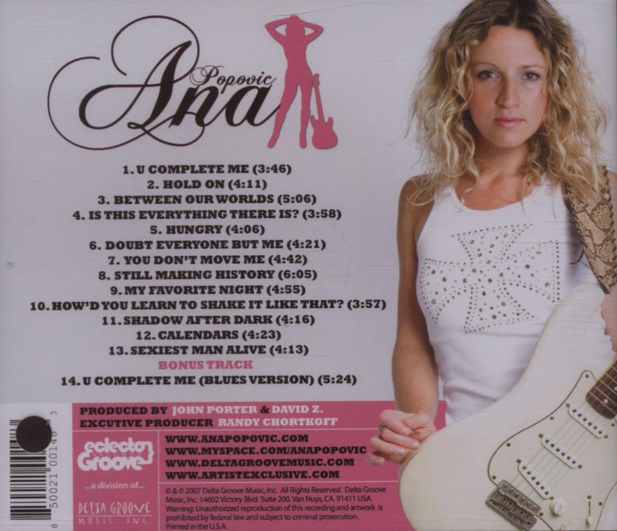 Still Making History, Ana Popovic | CD (album) | Muziek | bol.com