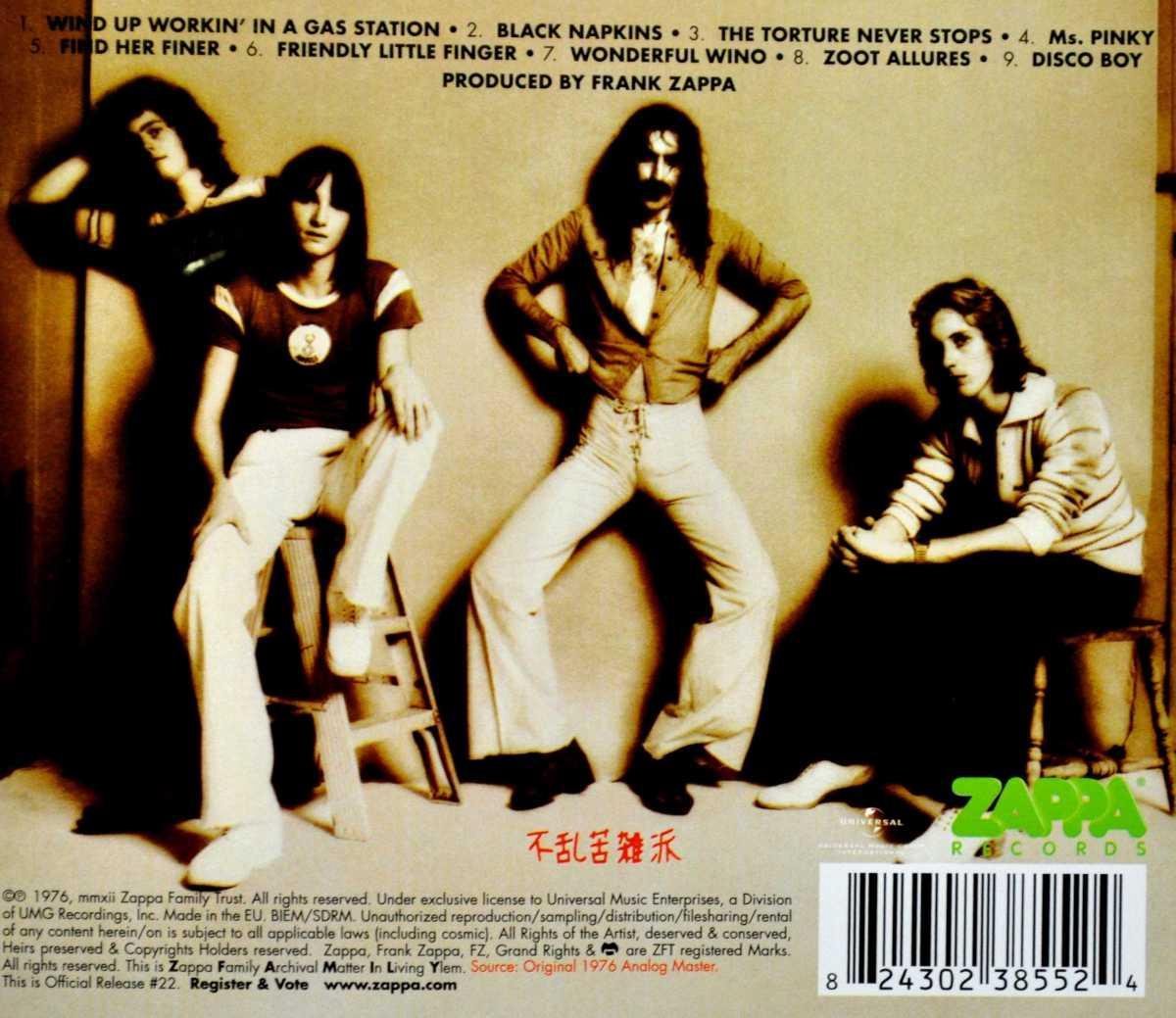 Zoot Allures, Frank Zappa | CD (album) | Muziek | bol.com
