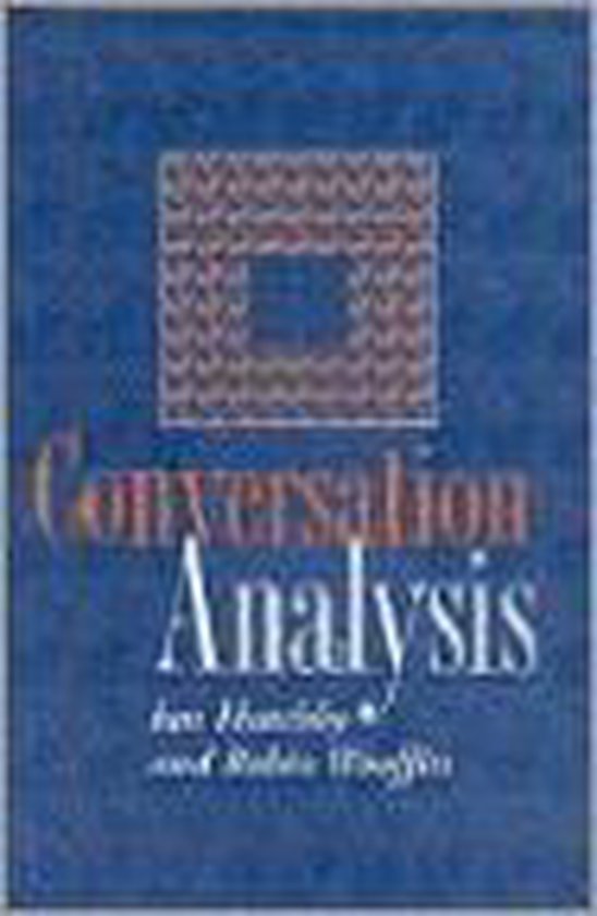 Conversation Analysis | 9780745615493 | Hutchby | Boeken | bol.com