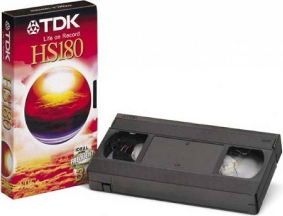 Videoband VHS TDK E 180 HS HH | bol.com