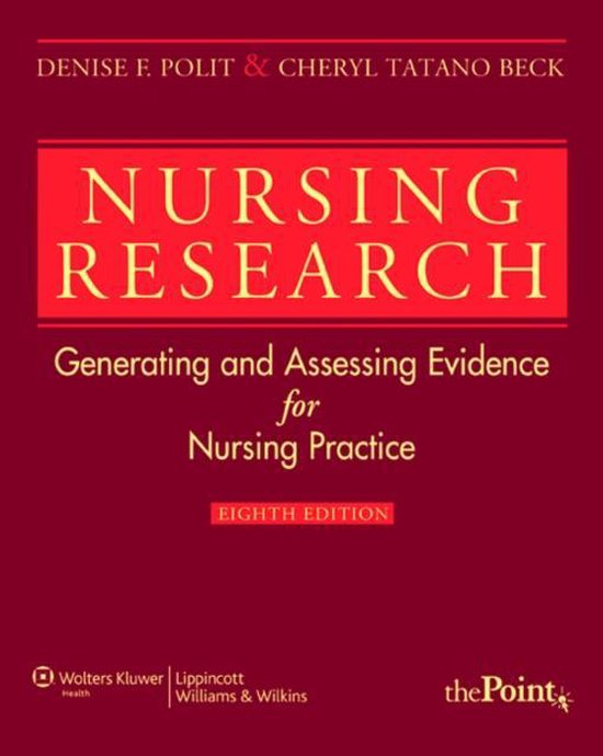 Nursing Research, Denise F Polit | 9780781794688 | Boeken | bol