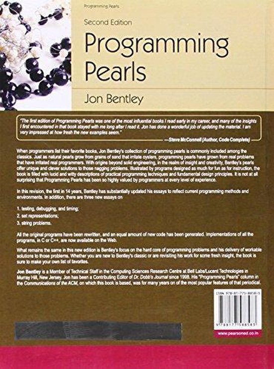 Programming Pearls | 9788177588583 | Joe Bentley | Boeken | bol