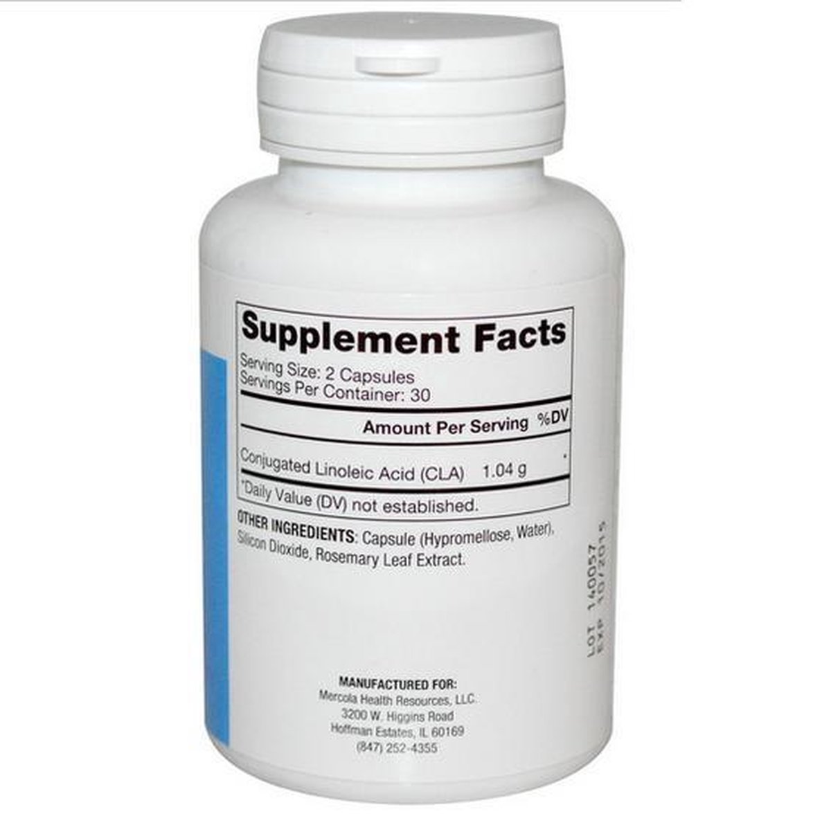 CLA geconjugeerd linolzuur (60 Capsules) - Dr Mercola | bol.com