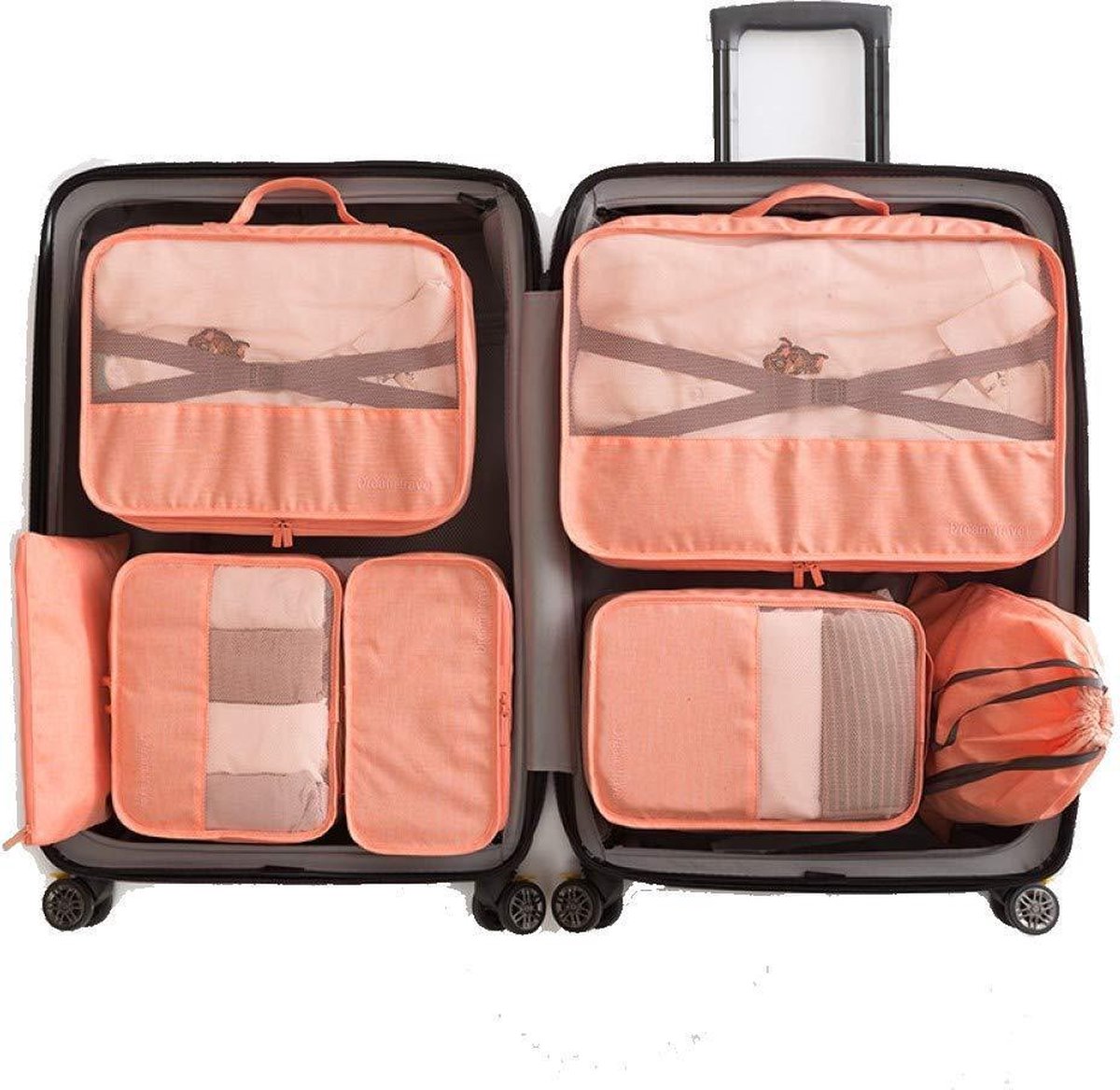 bol.com | Packing Cubes - 7 Delige - Koffer Organizer Set - Premium ...