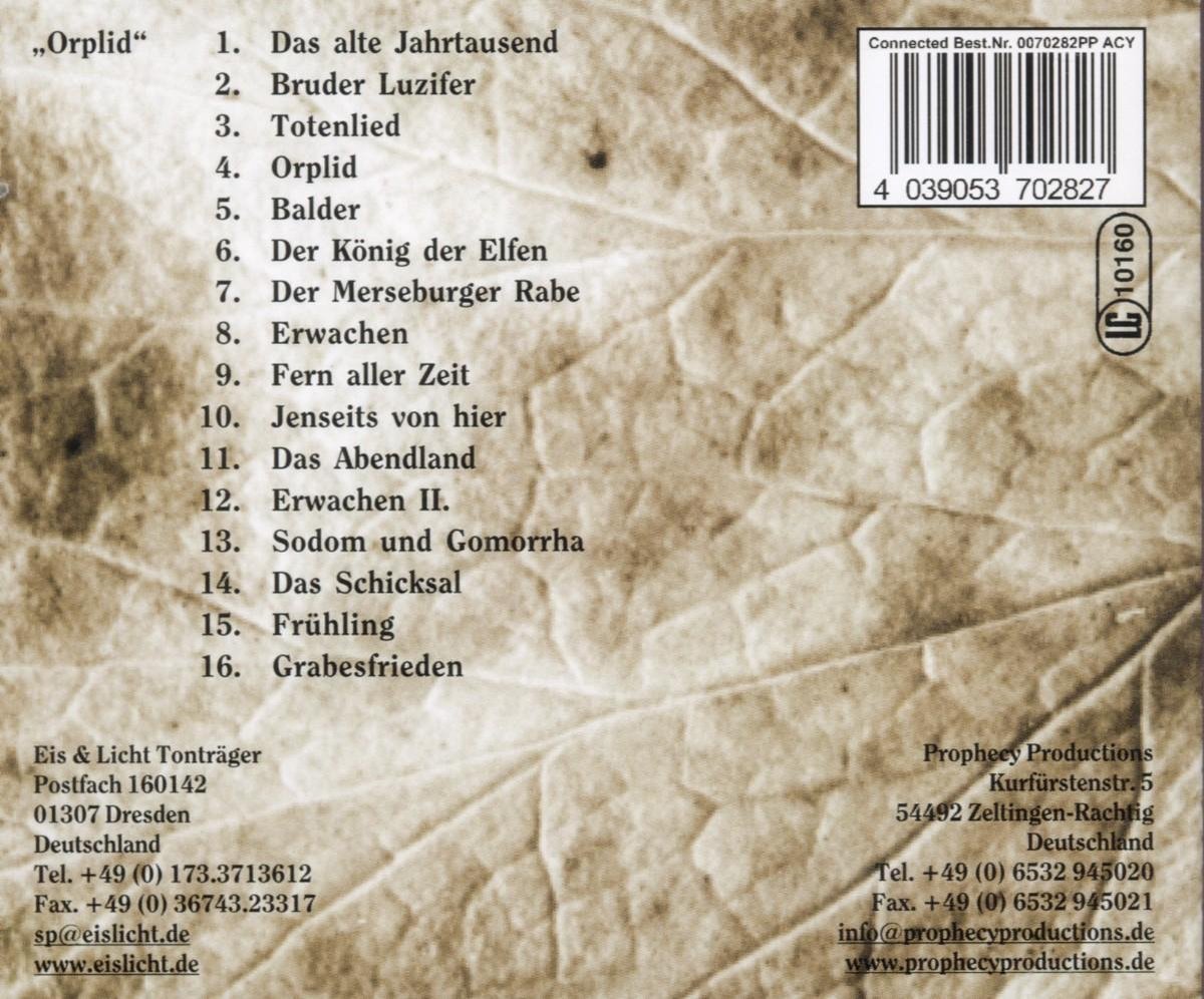 Orplid, Orplid | CD (album) | Muziek | bol