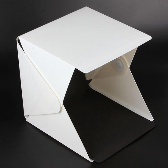 Draagbare mini fotostudio / opnamebox - Ideaal voor productfotografie ...