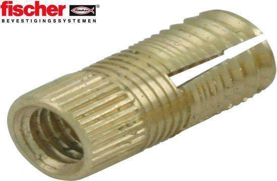 Fischer Plug Messing PA4 M6/13.5 K (5) | bol