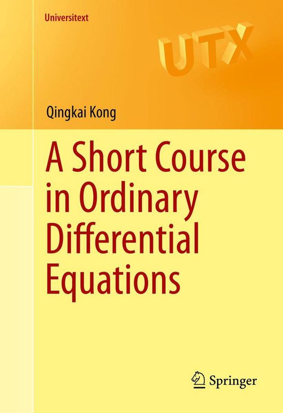 Universitext - A Short Course in Ordinary Differential Equations (ebook ...