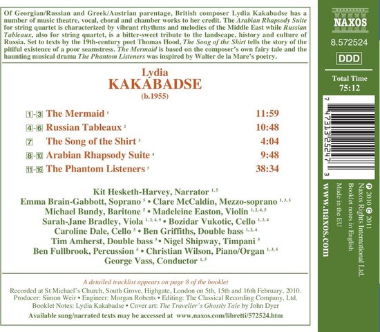 Bundi Instrumentalists, George Vass - Kakabadse: The Phantom Listeners ...