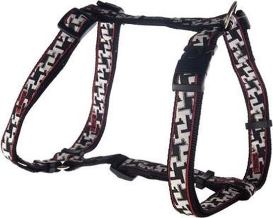 Rogz For Dogs Beach Bum Tuig Hound Dog Black - 20 MMX44-74 CM | bol.com