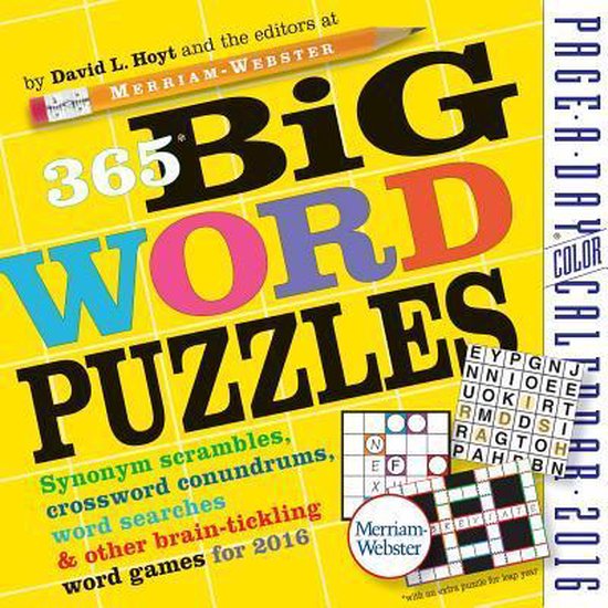 365 Big Word Puzzles, David L Hoyt | 9780761185390 | Boeken | bol.com