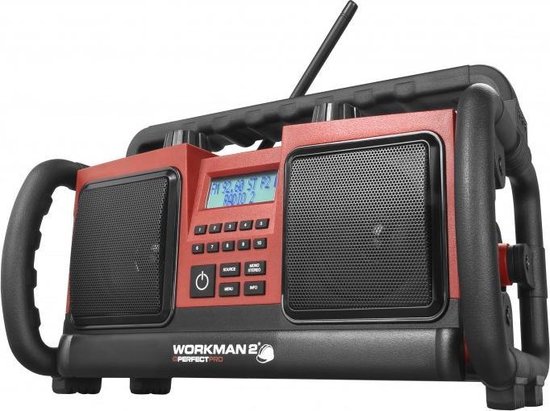 Werkradio Workman 2 - Robuuste Radio voor de Werkplaats | bol
