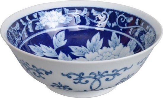 Tokyo Design Studio - Mixed Bowls Noodle Bowl 19.5x7.5cmh 1000ml Peony ...