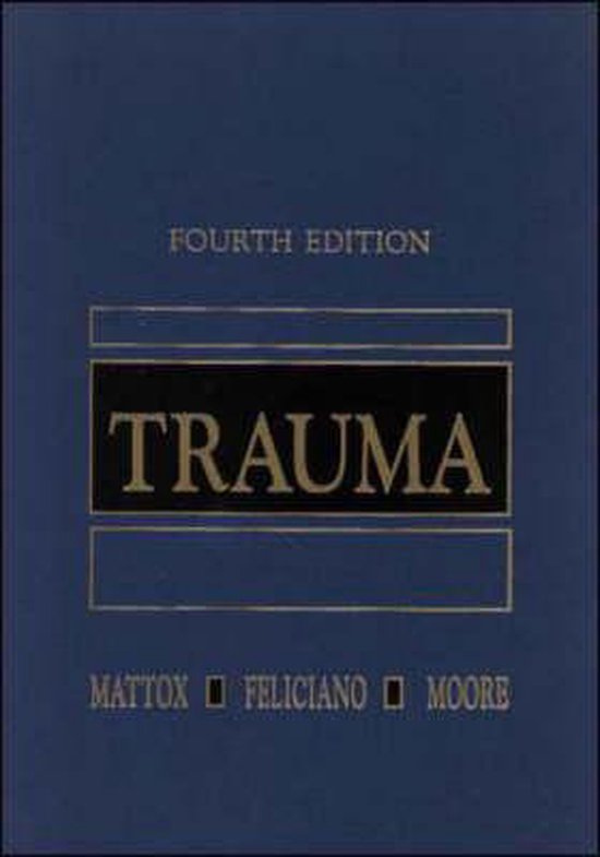 Trauma, Ernest E., Md Moore | 9780838590126 | Boeken | bol.com