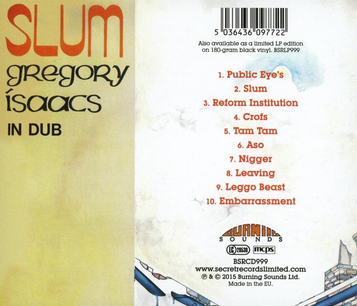 Slum In Dub, Gregory Isaacs | CD (album) | Muziek | bol