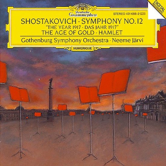 Shostakovich: Symphony No. 12 "The Year 1917"; The Age of Gold; Hamlet, Neeme Järvi |... | bol.com