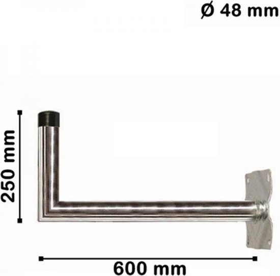WS-60 | Muur bevestiging beugel | Satelliet | Antenne | Wifi | 60 CM ...
