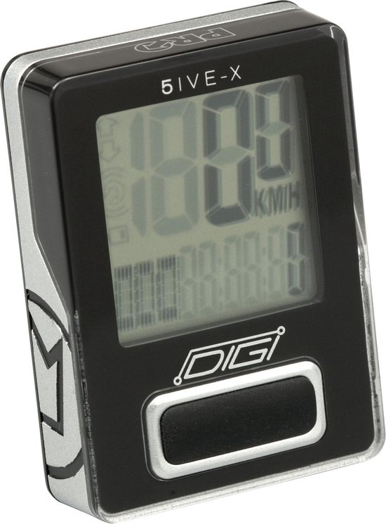 PRO Digi 5IVE X - Fietscomputer - Bedraad - 5 functies - Zwart | bol.com