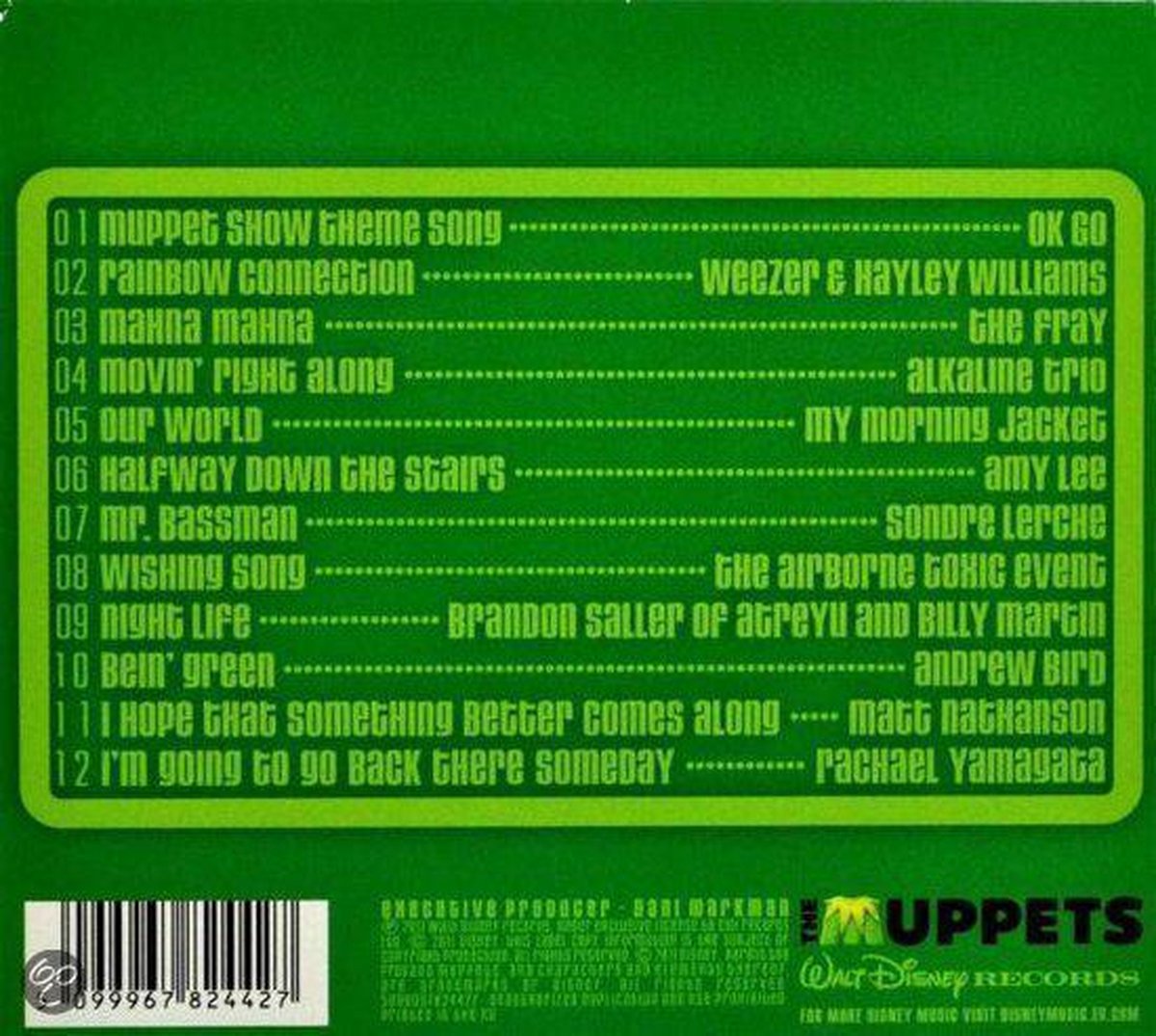 Muppets The Green Album, Ost | CD (album) | Muziek | bol.com