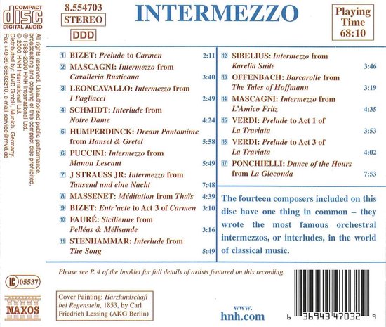 Various Artists - Intermezzo (CD), various artists | Muziek | bol